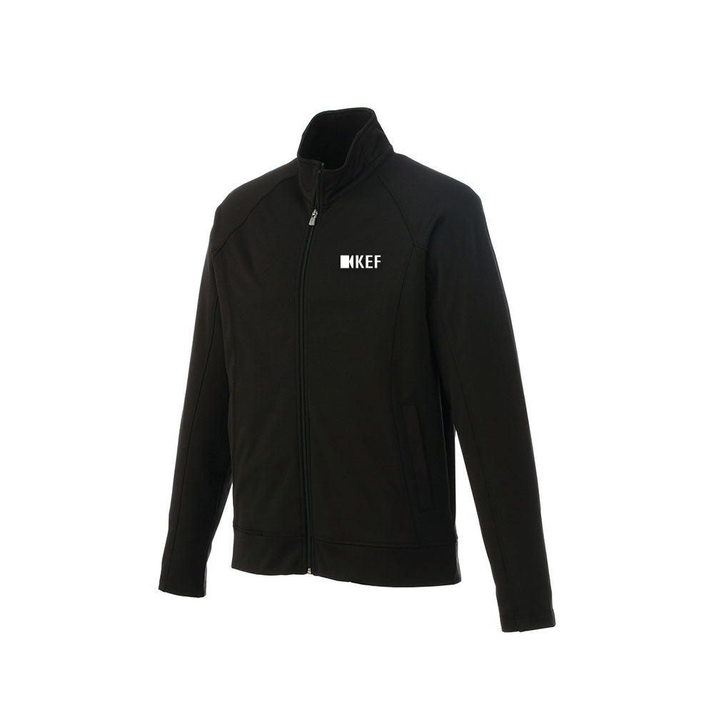 Jersey Knit Men's Zip Jacket - Black – KEF Branded Merchandise